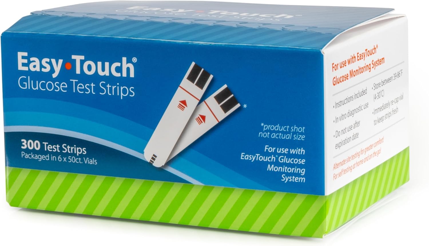 Amazon.com: Easy Touch Glucose Test Strips (300ct) : Health & Household