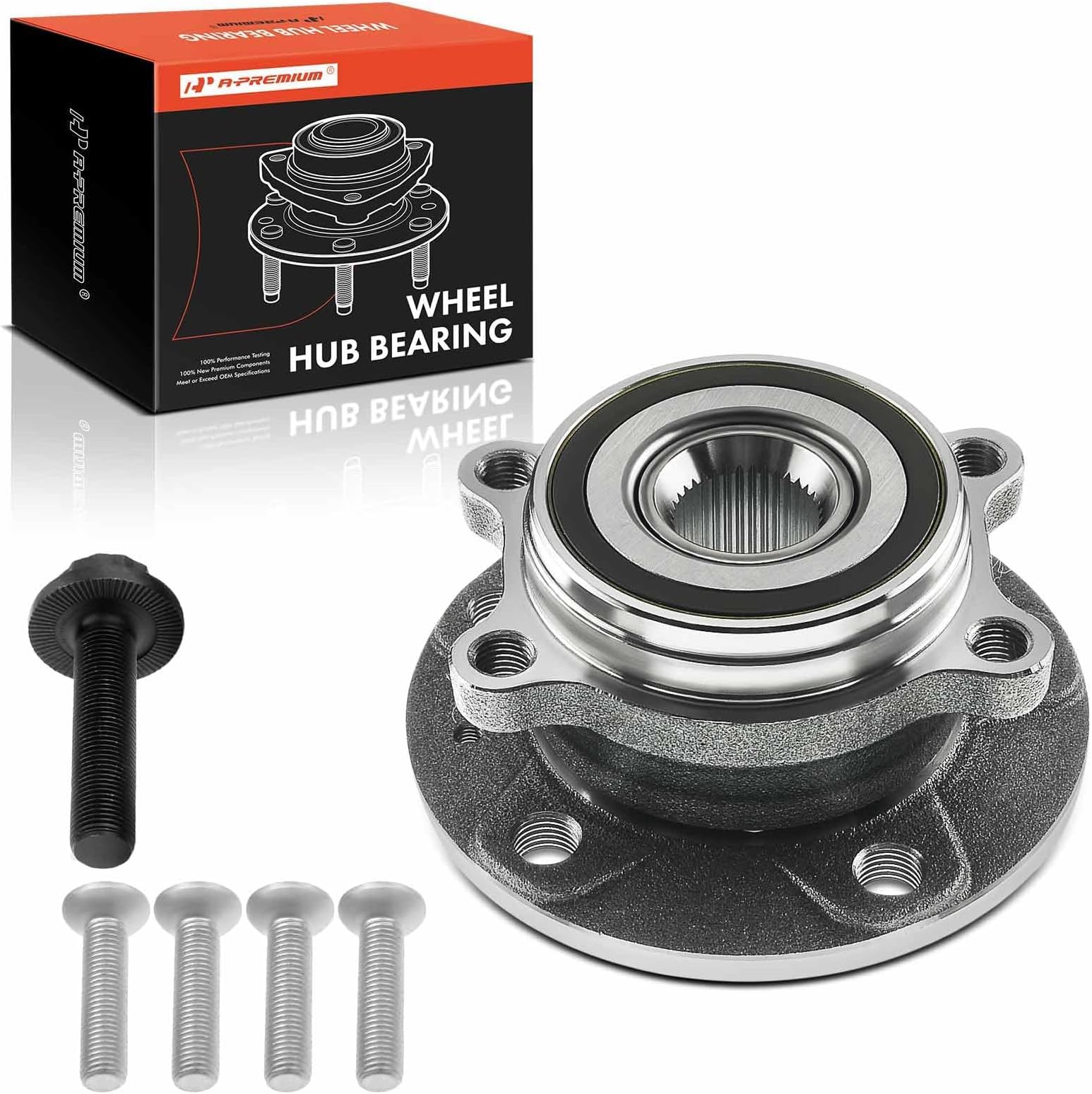 Amazon.com: MACEL 513253 Wheel Bearing Hub Assembly Fit for Audi A3 ...