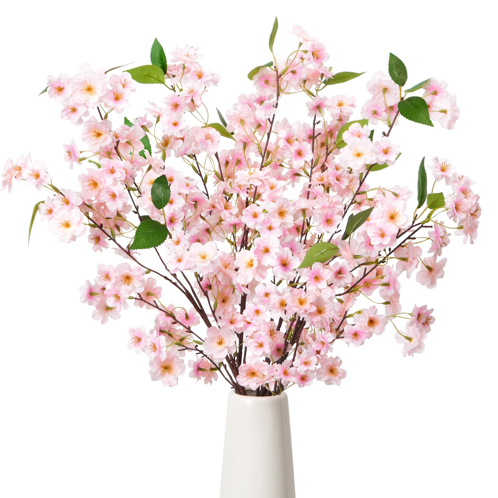 Amazon.com: Lacinda 25'' Long Stem Artificial Flowers Orange Flowers ...