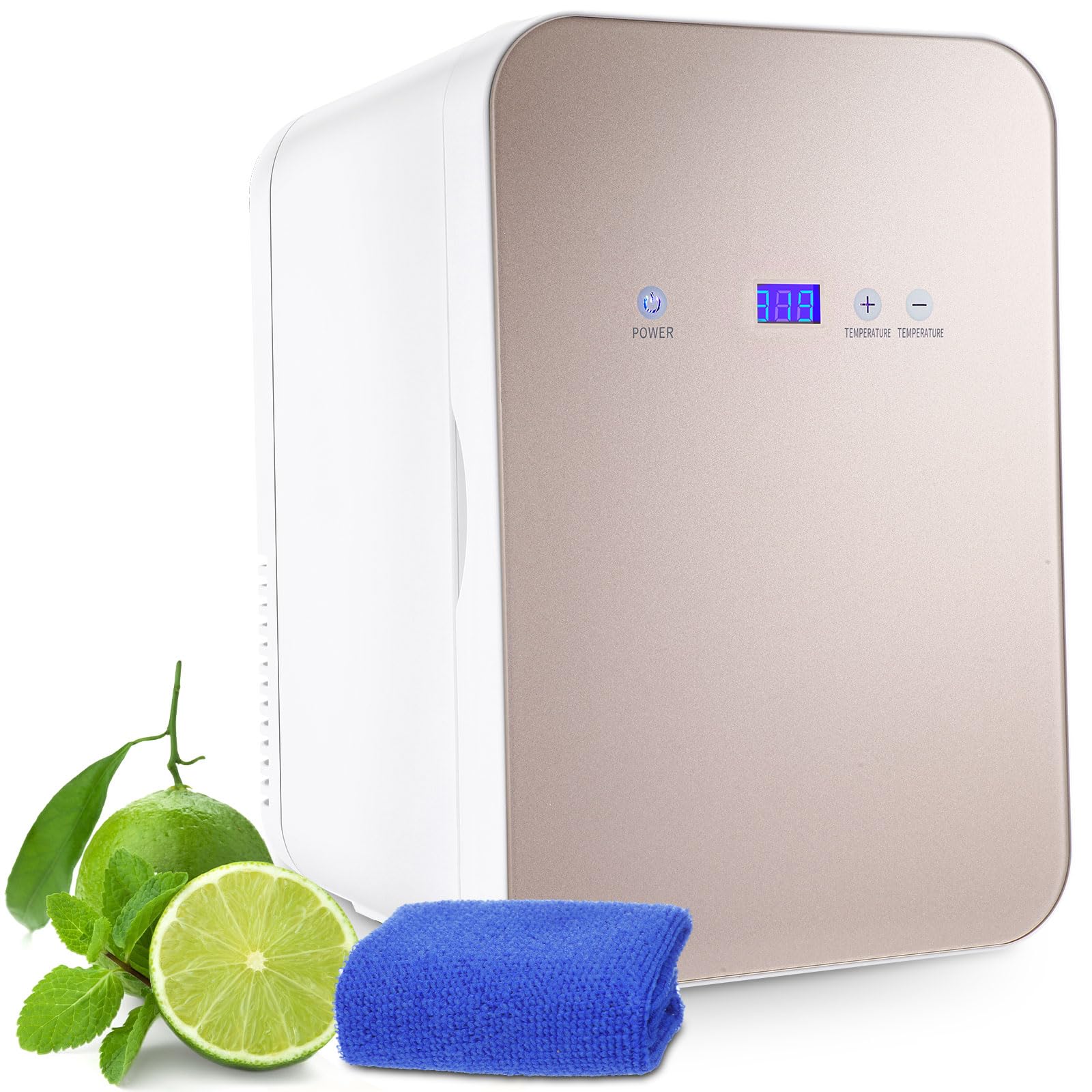 Snapklik.com : Tujoe 8L Mini Fridge For Bedroom Car Office 12V Small ...