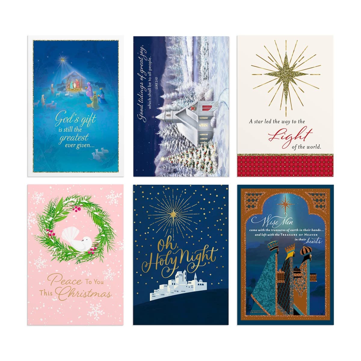 Fish Shrimp Bait Containers DaySpring Religious Christmas Cards Box Set ...