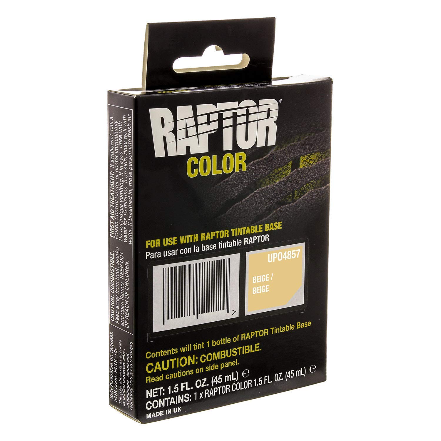 Raptor Truck Bed Liner Tintable U-POL Raptor Color Tint Pouches (4-Pack ...