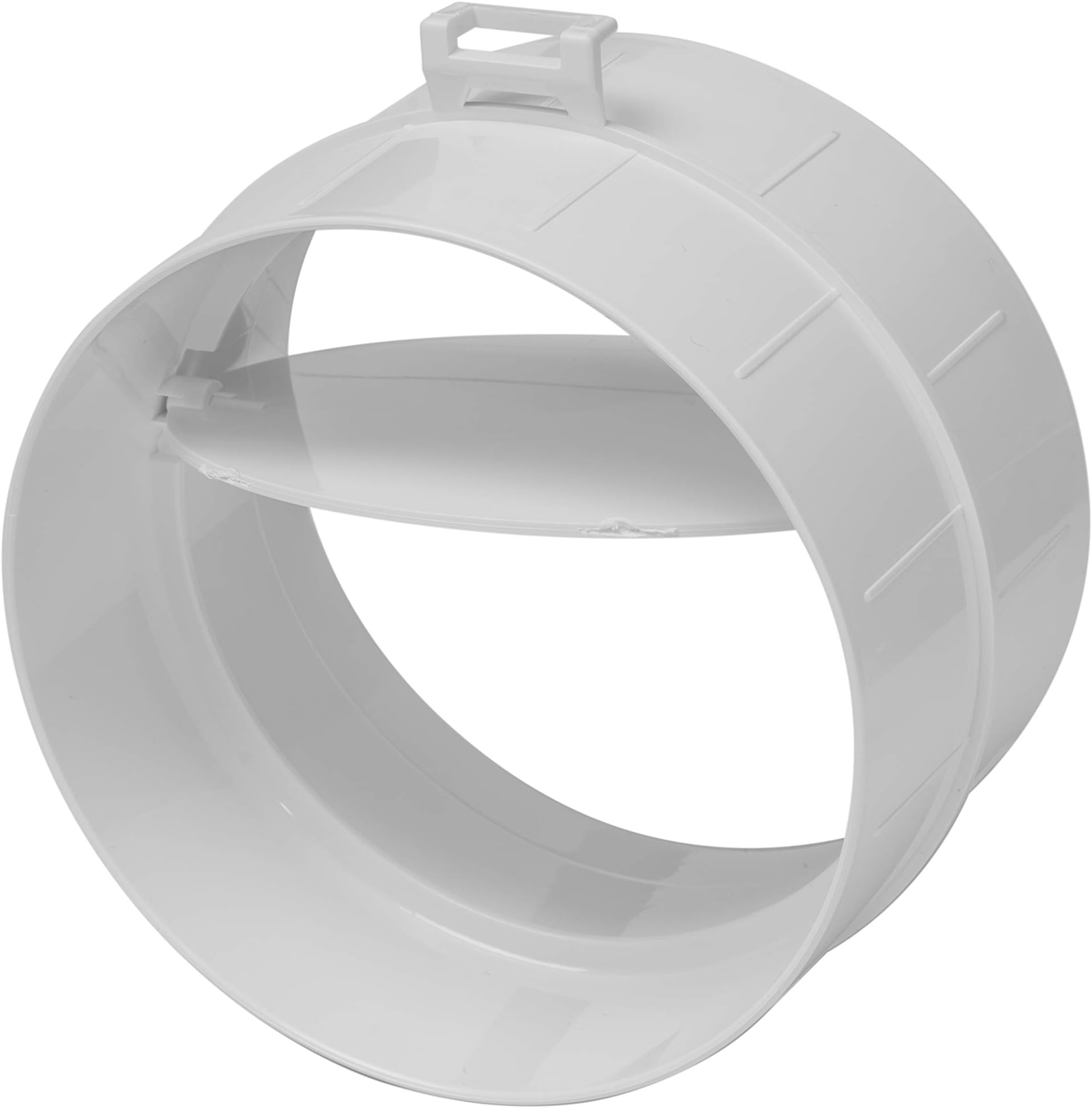 100mm In-line Extractor Fan Vent Back Draught Shutter With One Spring ...