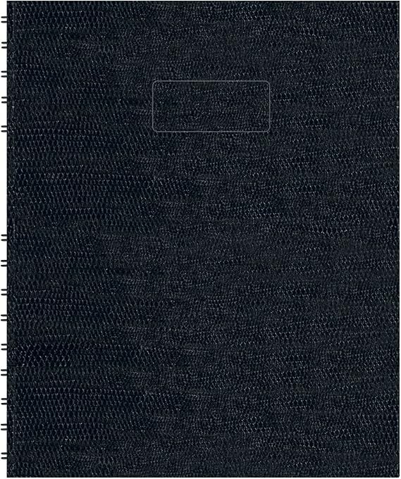 Blueline® NotePro™ Undated Daily Planner, Twin-Wire Binding, Lizard ...