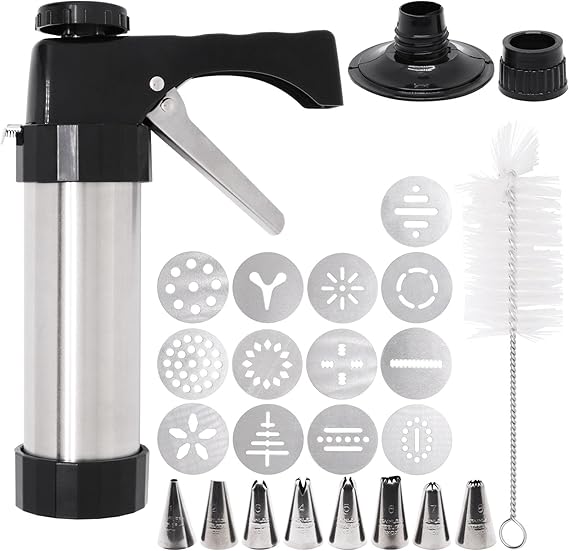 Amazon.com: SWZHAI Cookie Press, Spritz Cookie Press for Baking ...