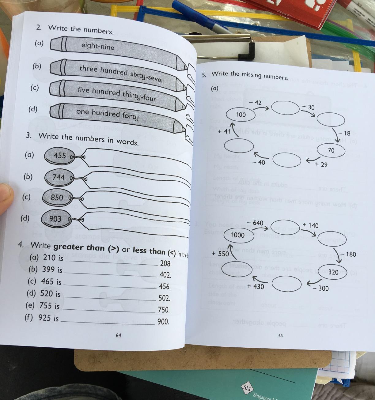 Primary Mathematics Grade 2 WORKBOOK SET-2A and 2B: unknown author ...