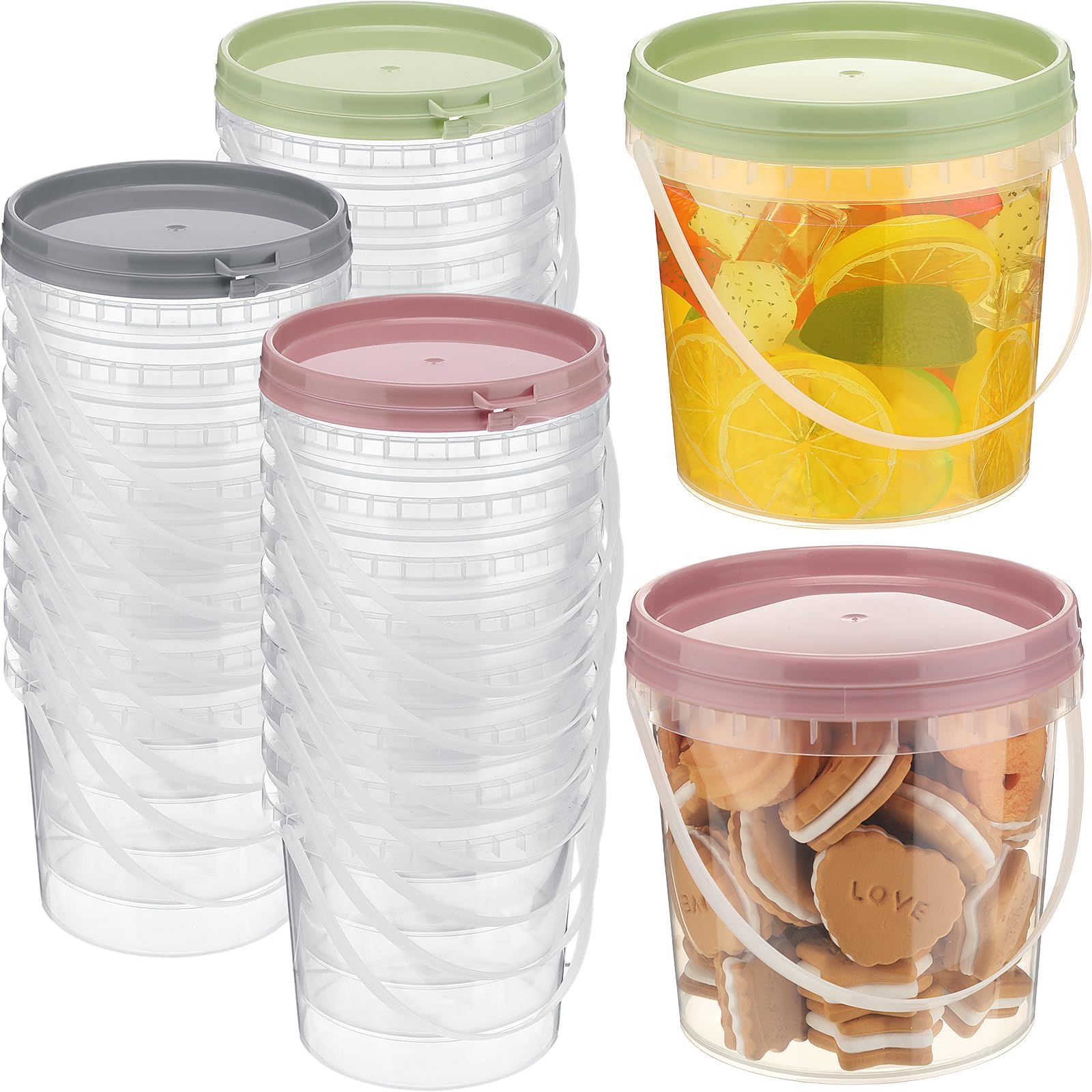 Amazon.com: Glass Food Storage Containers with Bamboo Lids (Pack of 2 ...