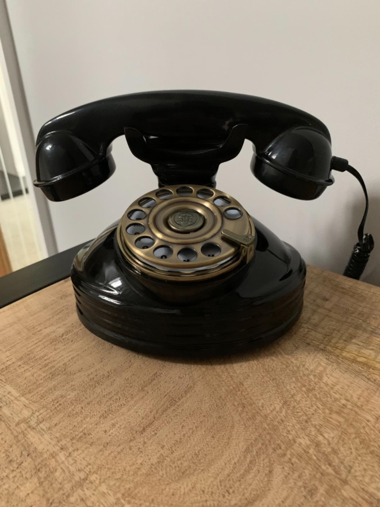 SNW30 Old Fashioned Phone - Retro Telephone with Working Rotary Dial ...