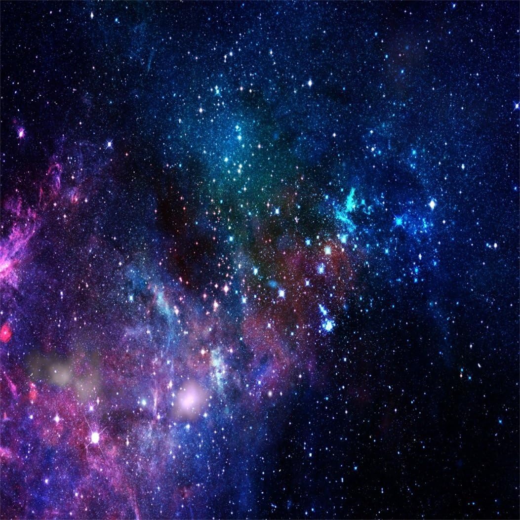 Amazon.com : AOFOTO 8x8ft Nebula Backdrop Aerospace Starry Sky ...