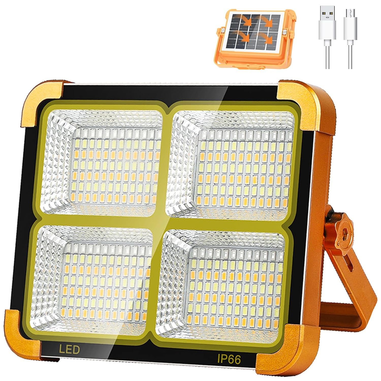 AHUJA INTERNATIONAL Solar Light - Portable Flood Light with Solar ...