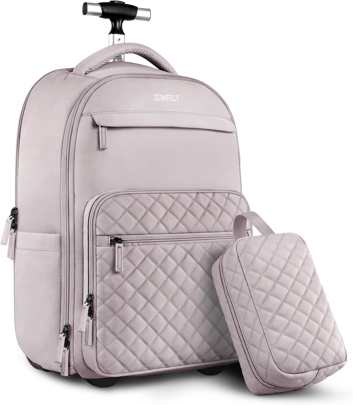 Amazon.com: ZOMFELT Rolling Backpack for Women, Travel Backpack with ...