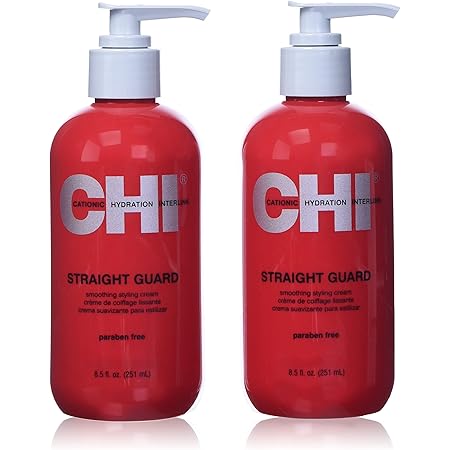 Amazon.com: CHI Straight Guard Smoothing Styling Cream, 8.5 FL Oz ...