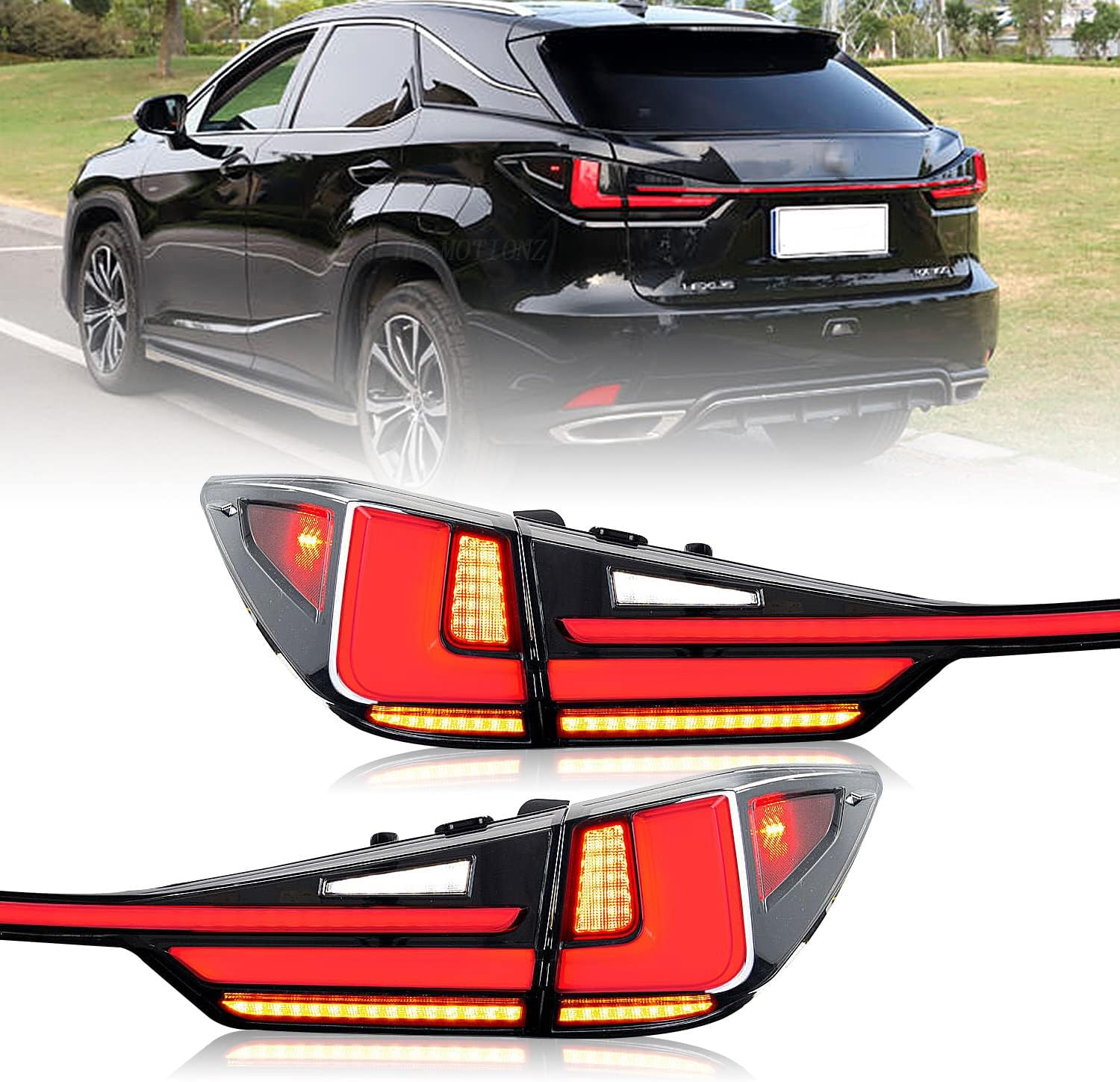 Amazon.com: HCMOTIONZ HCmotion Tail Light With Trunk Light For Lexus RX ...