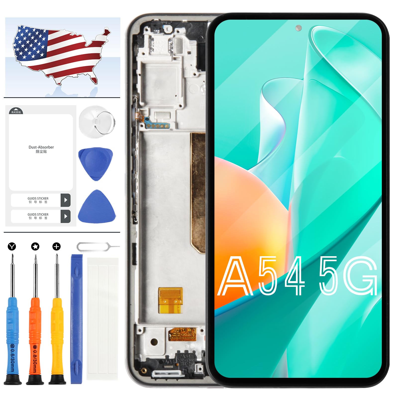 Amazon.com: OLED for Samsung Galaxy A54 5G Screen Replacement for ...
