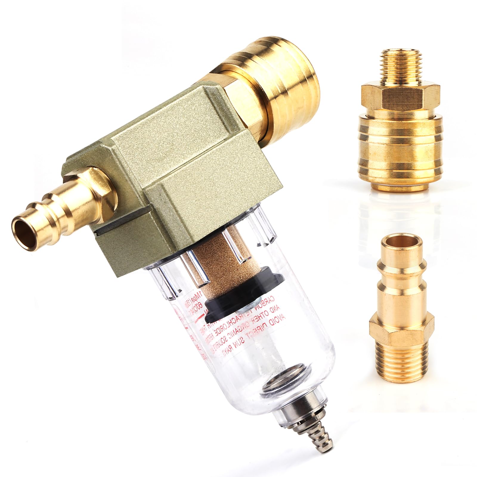 SUNOYA Wasserabscheider Druckluft 1/4 Zoll, Ölabscheider ...