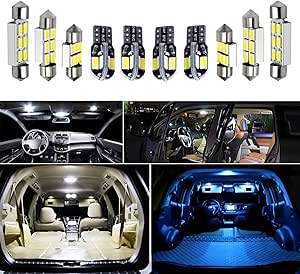 Amazon.com: LMLZNP Interior LED Canbus Car Bulb Dome Map Light Kit,for Hyundai Genesis Coupe ...