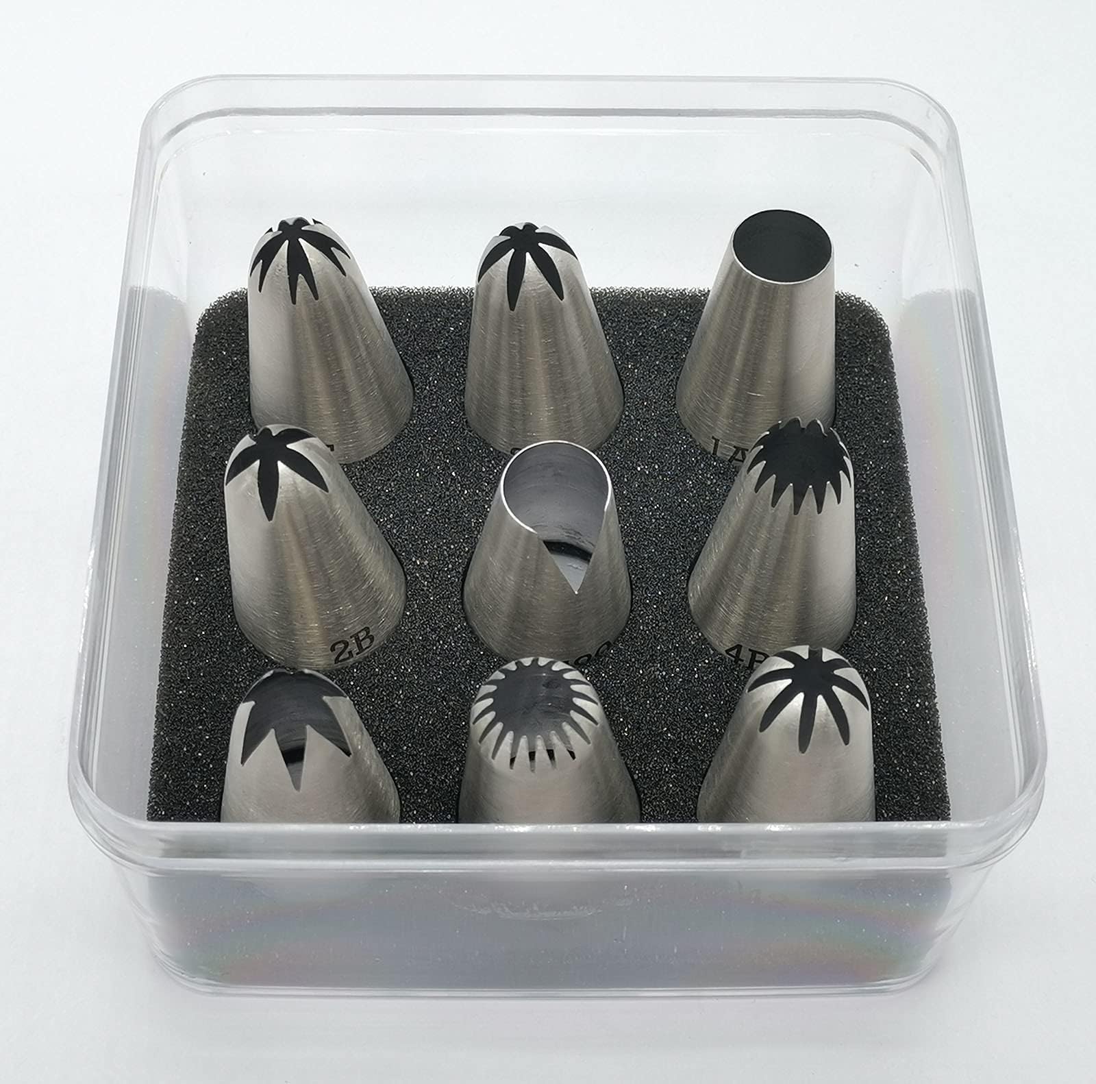 Piping Tips Large Cake Decorating Tools, 5 Pack Cake Piping Nozzles ...