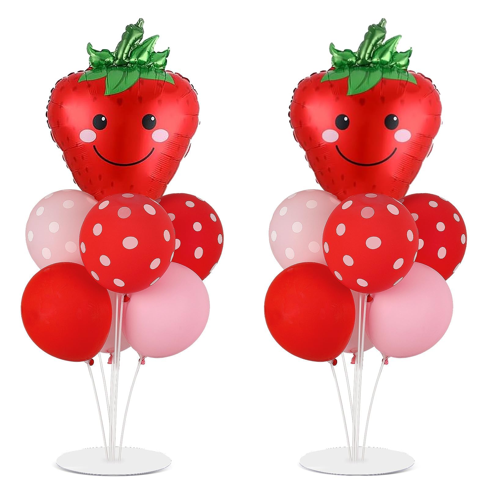 Amazon.com: Strawberry party Balloons Stand Kit 2 Sets with 2 ...