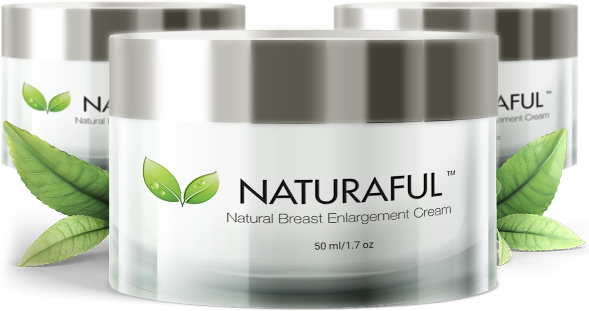 Amazon.com : NATURAFUL - (3 JAR) ADVANCED Breast Enhancement Cream ...