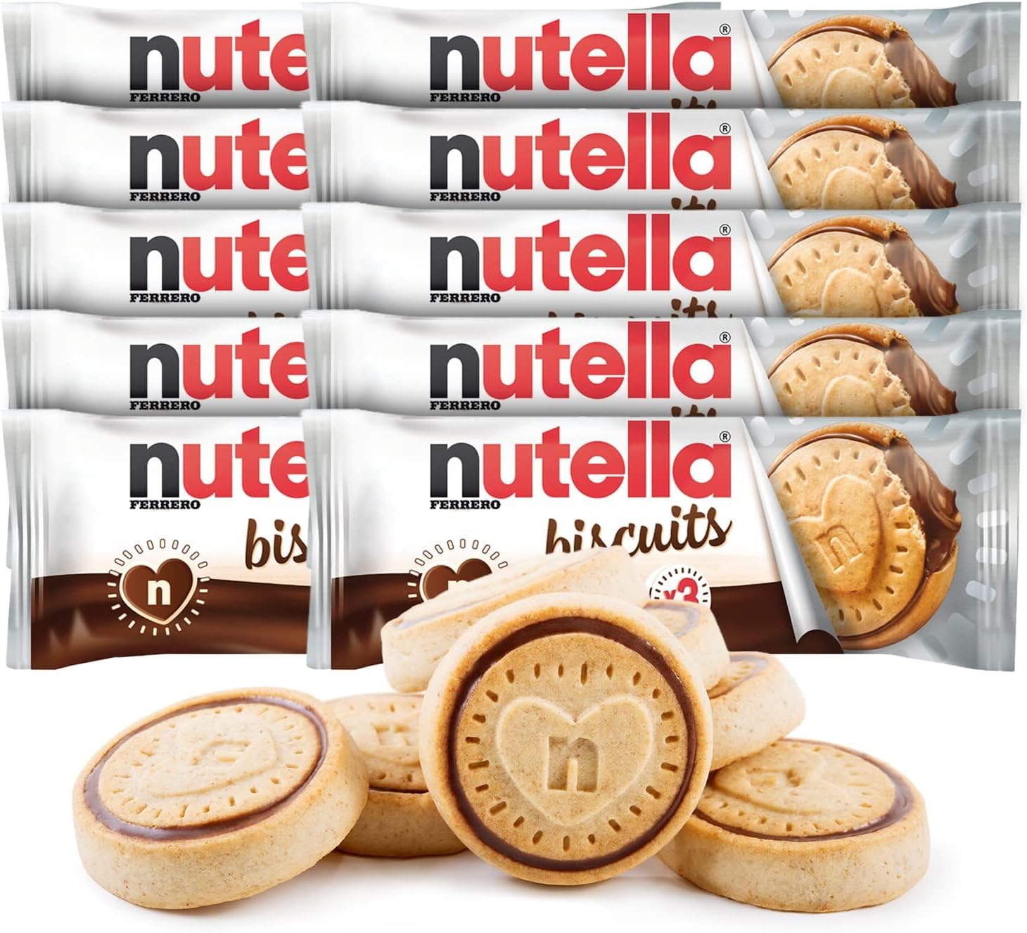 Amazon.com: Nutella Biscuits - Delicious Nutella Cookies With Hazelnut ...