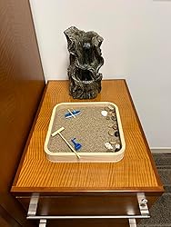 Amazon.com: Mini Zen Garden Sandbox - Beach Sand Zen Garden for Desk ...