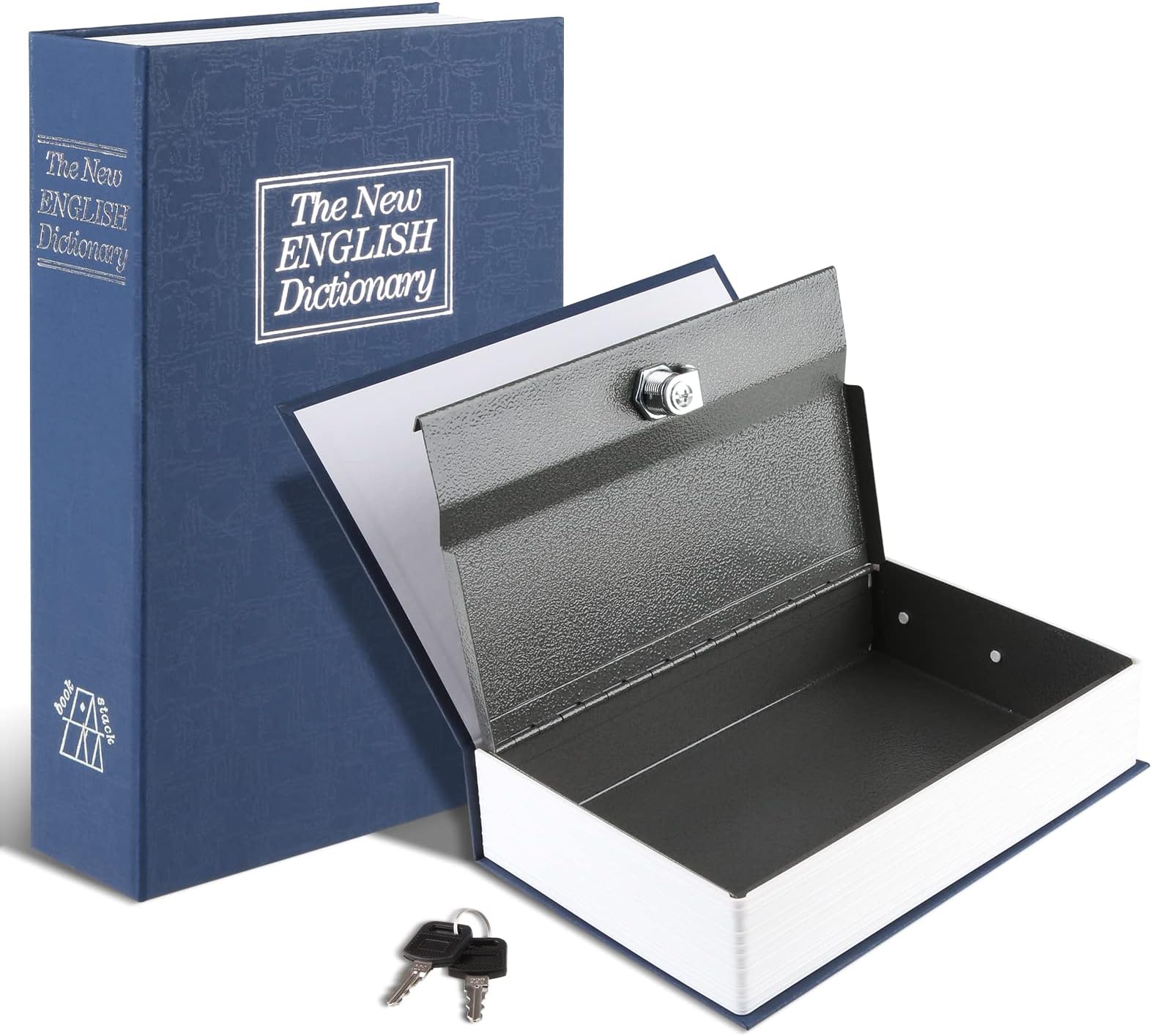 Real Pages Diversion Book Safe with Key Lock,Hollow with Secret ...