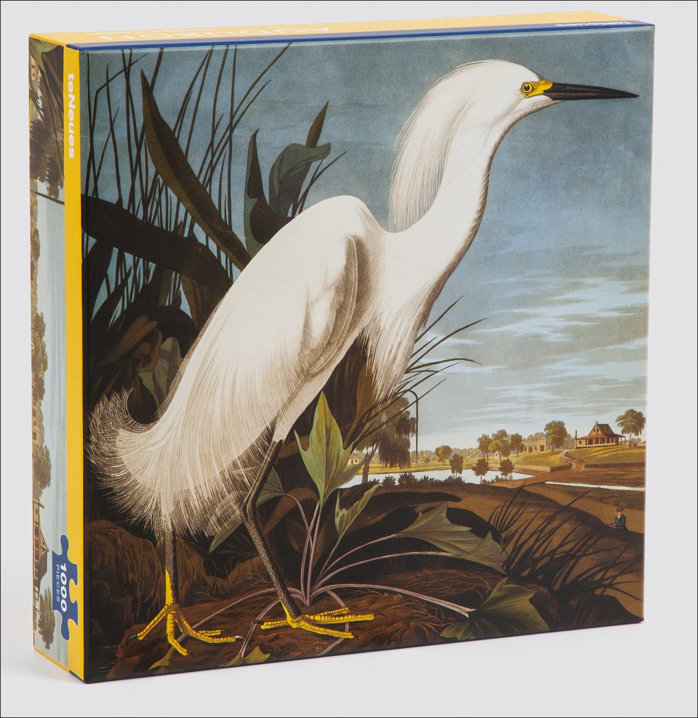 Snowy Egret, James Audubon 1000-Piece Puzzle: 1000-pieces (1000 Piece ...