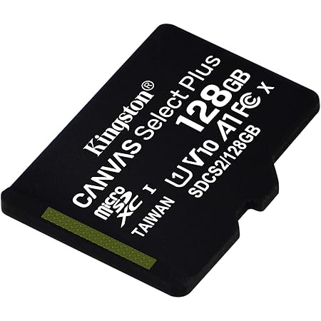 Kingston Canvas Select Plus microSD Card SDCS2/128 GB SP Class 10 ...