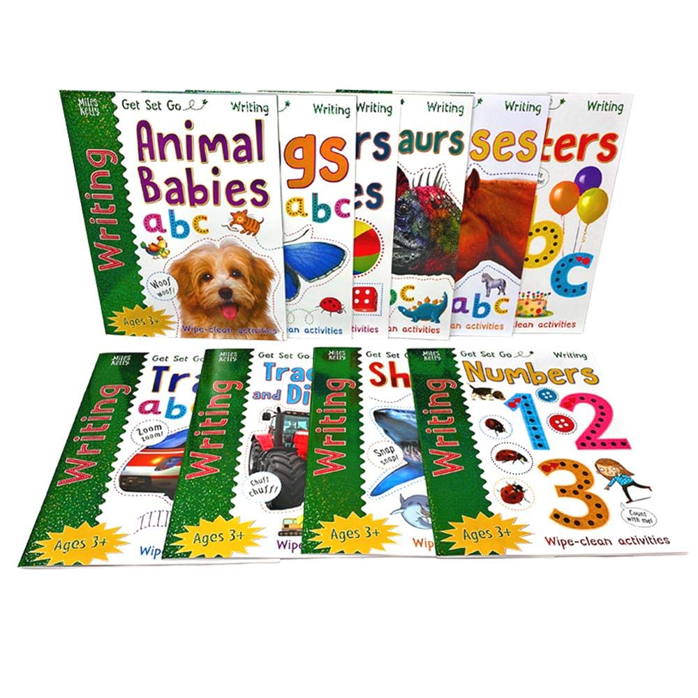 Learn to Write Wipe-Clean Book Collection - 10 Books: Miles Kelly ...