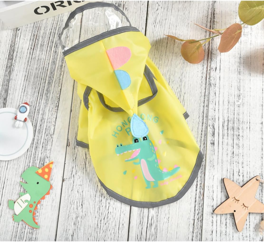 Amazon.co.jp: YJSO Dog Raincoat, Dog Raincoat, Pet Raincoat, Poncho ...