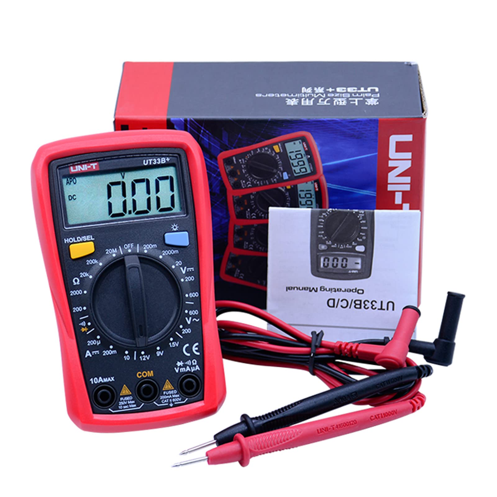 UNI Atozshop11 UNI-T UT33D+ Palm Size Multimeter : Amazon.in ...