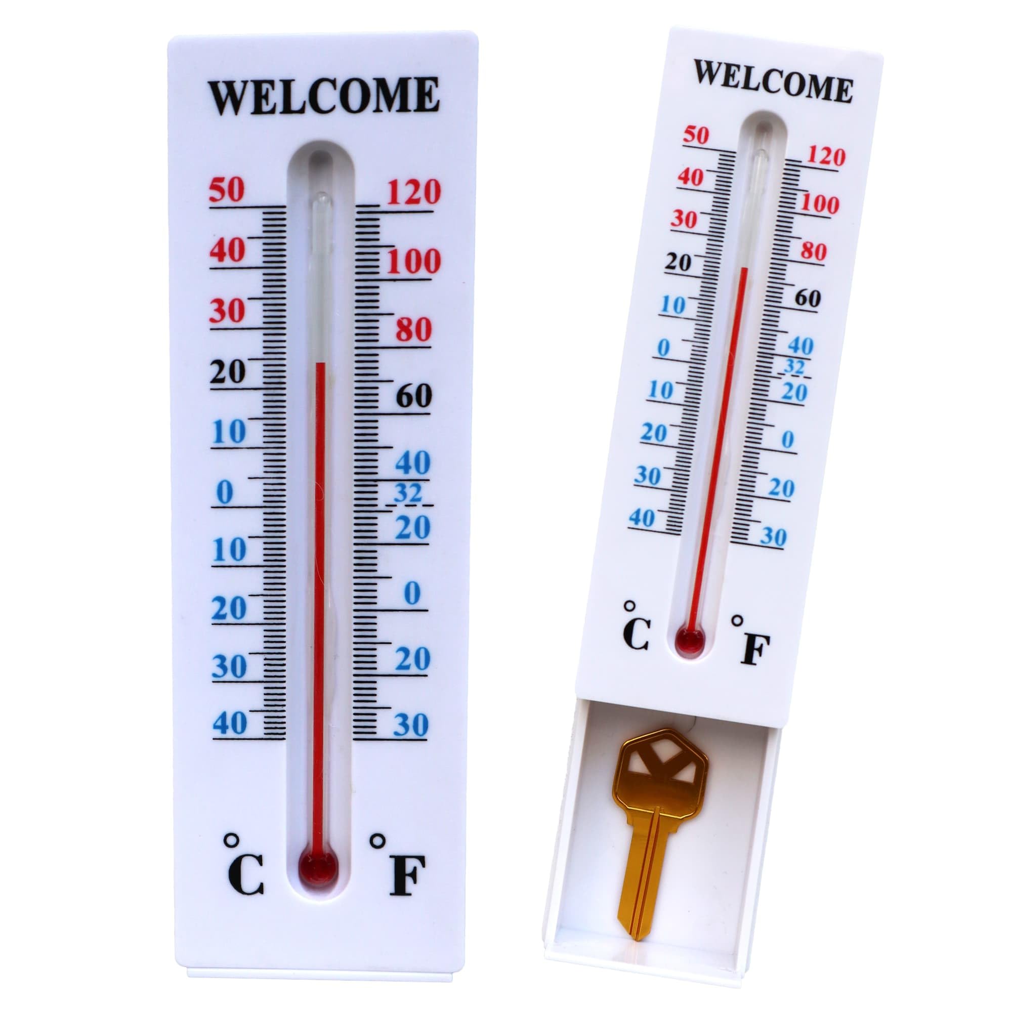 Amikdis Hide A Key Outside Thermometer Decorative Key Hiders Holder ...