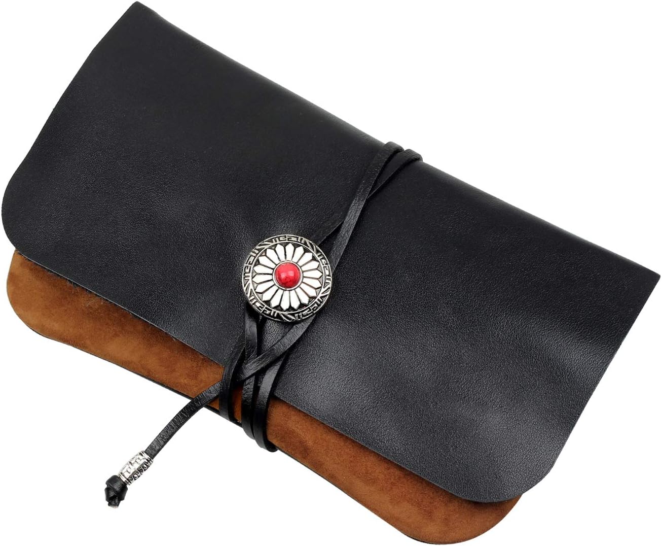 Amazon.com: KH66ZKY Genuine Leather Tobacco Pouch - Smoking Pipe Case ...