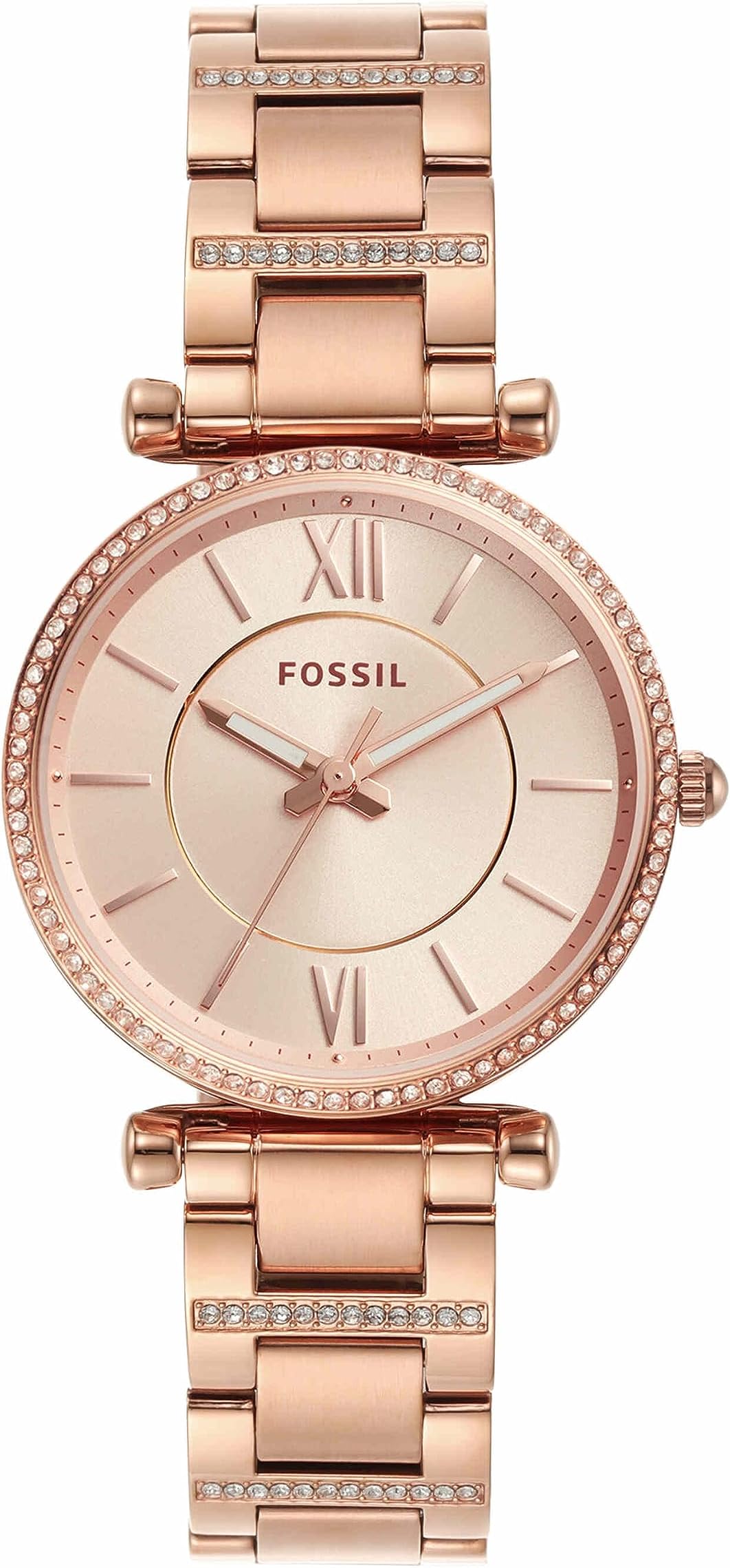 Fossil Watch for Women Carlie, Quartz Movement, 35 mm Rose Gold ...