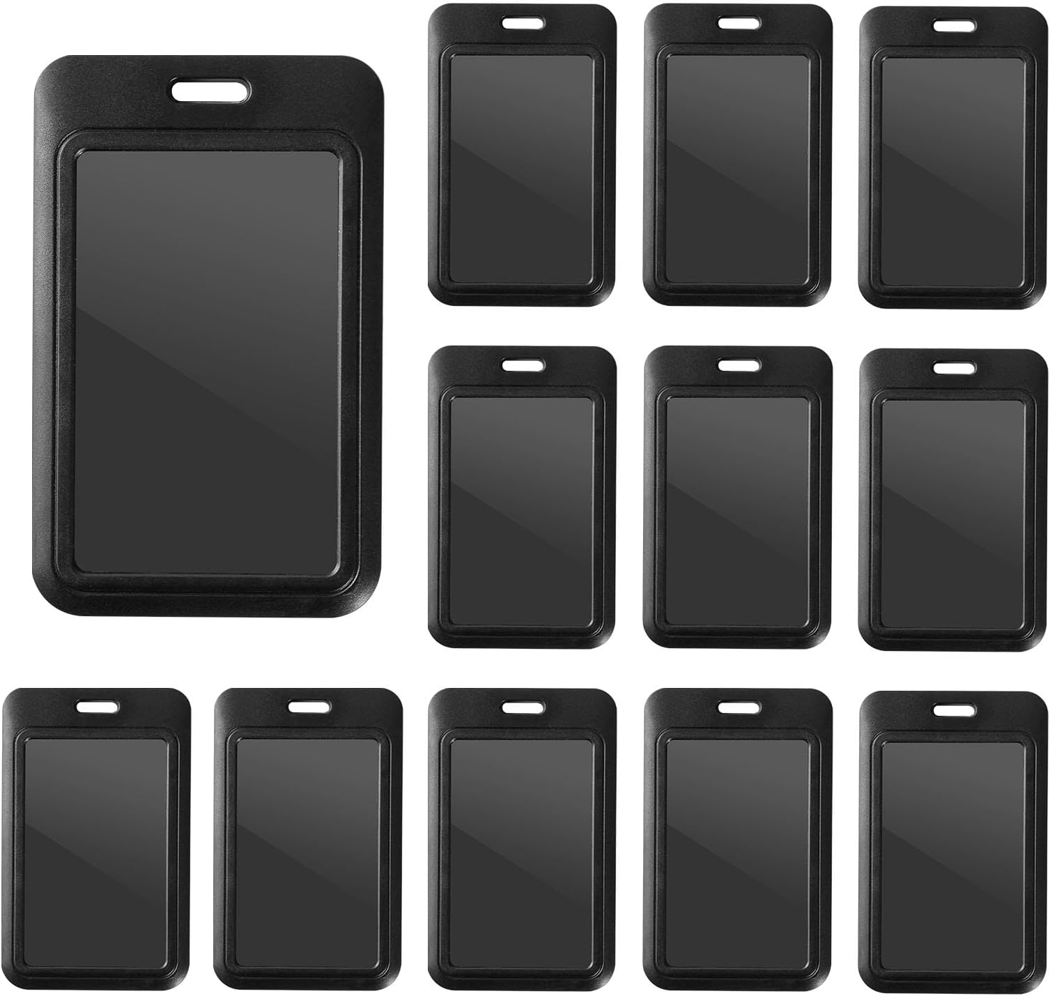 Plastic Vertical ID Badge Holder Slide Open Card Case,Badge Holder ...