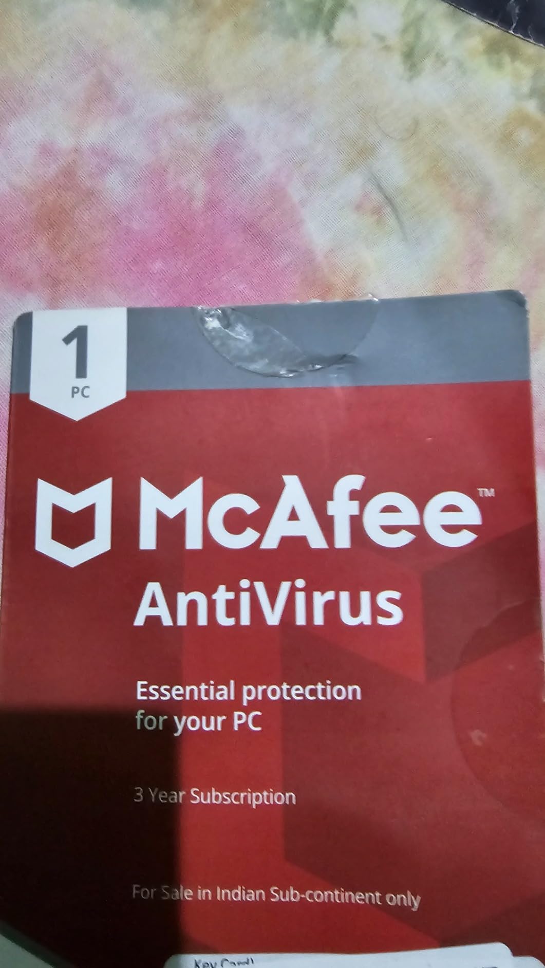 McAfee Antivirus Plus - 1 User, 3 Years (Activation Key Card) : Amazon ...