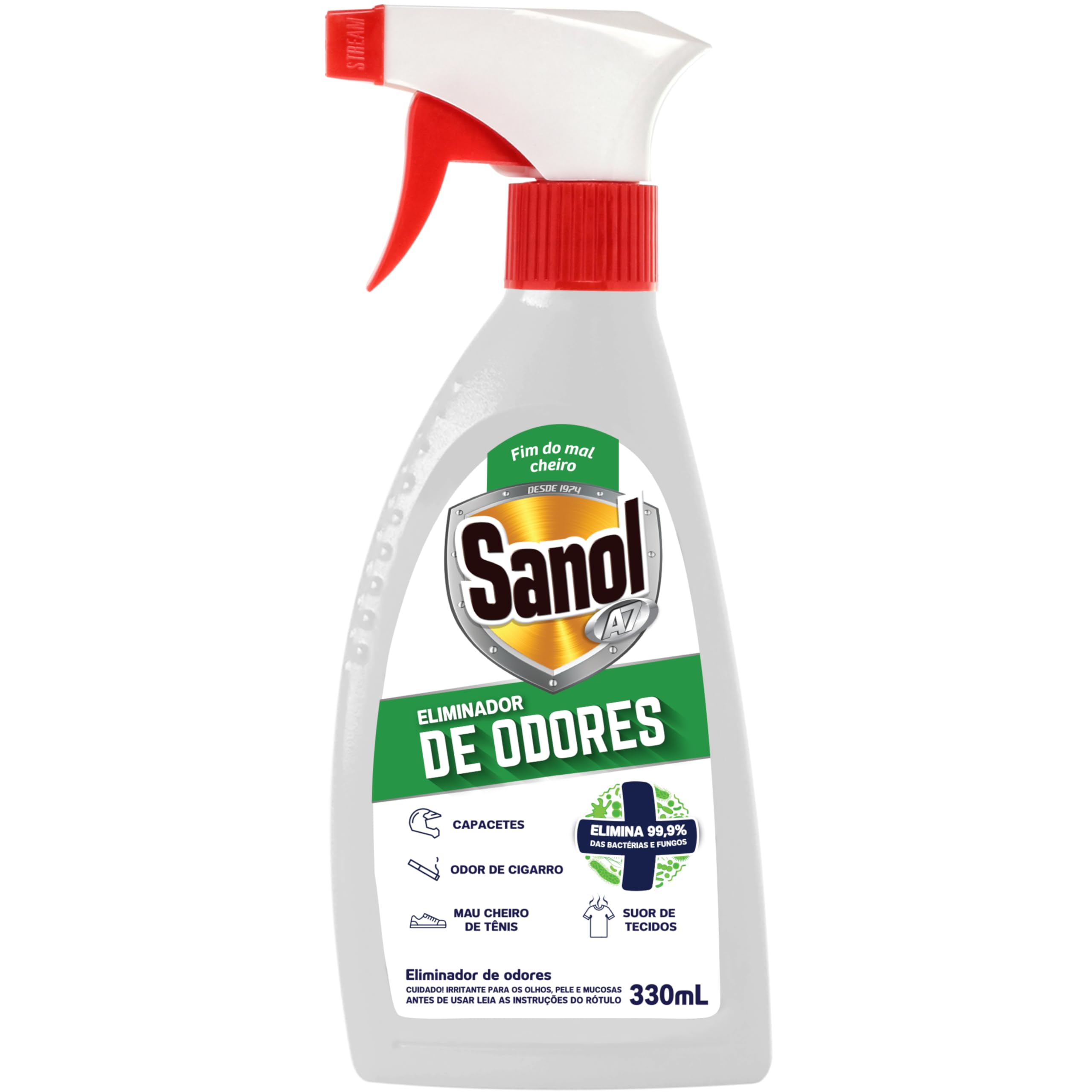 Sanol A7 - Eliminador De Odores 330 Ml Branco | Amazon.com.br