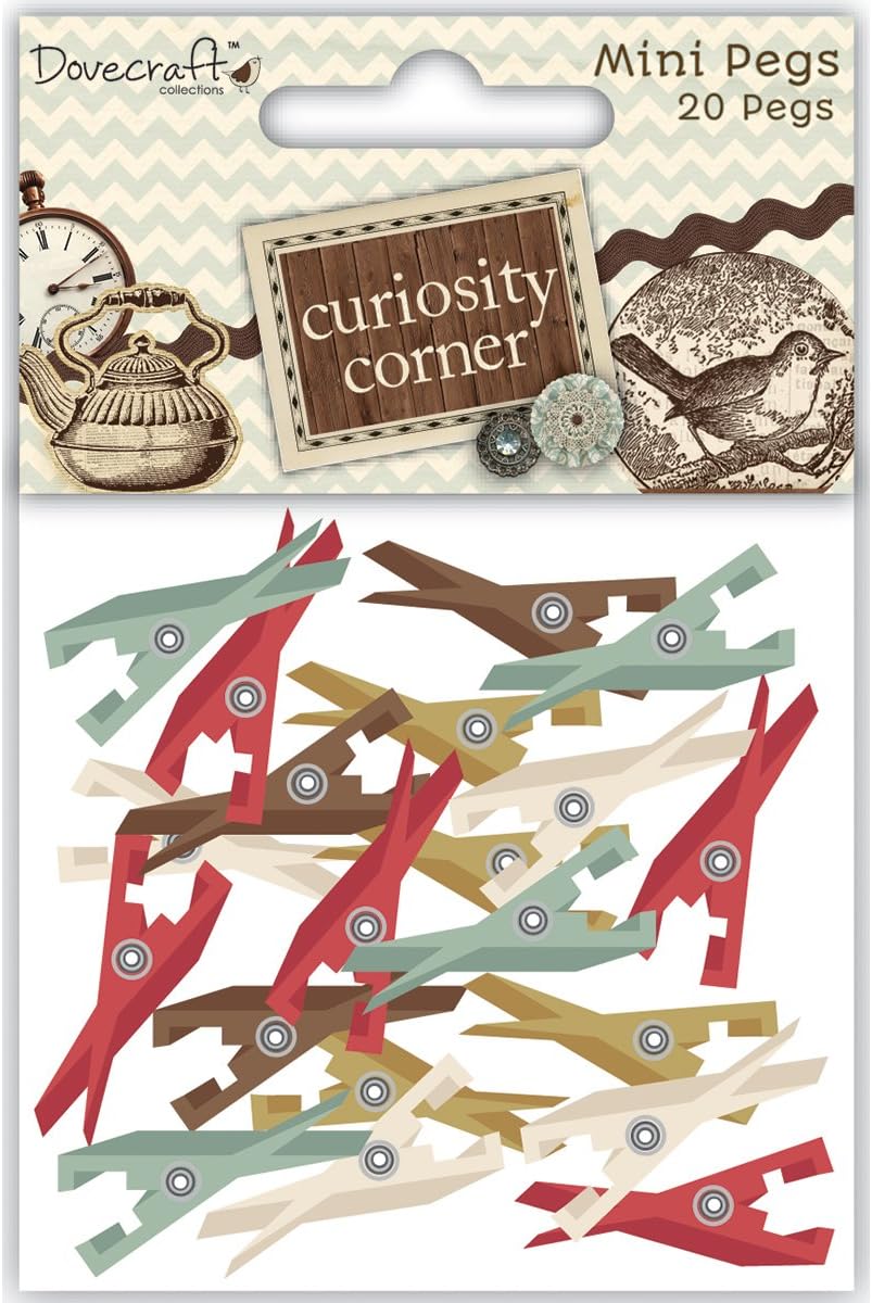 Amazon.com - Trimcraft Curiosity Corner Mini pegs, Multi-Colour