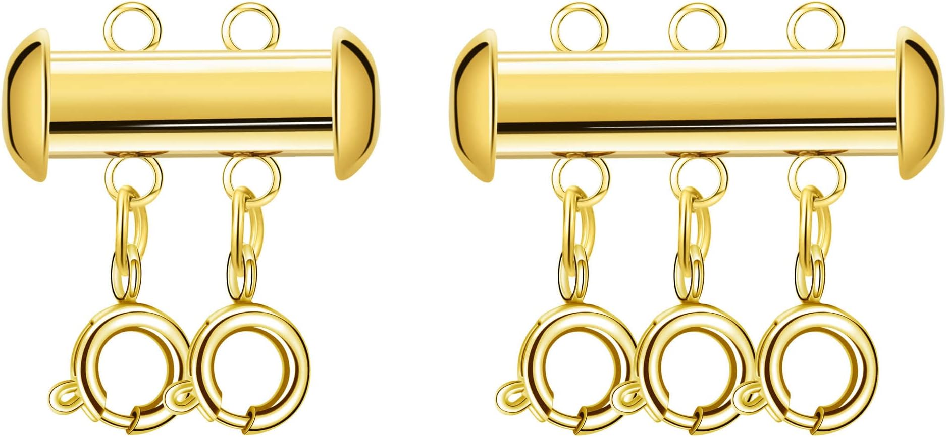 Amazon.com: Necklace Layering Clasps Separator for Women Tangle Free ...