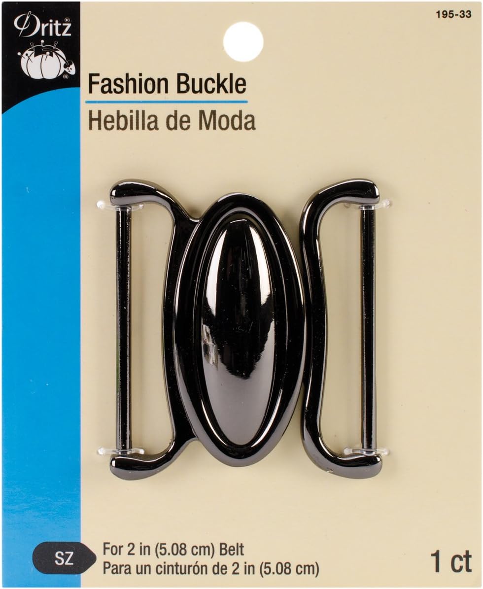 Amazon.com: Dritz 195-33 Fashion Buckle with Oval Design for 2-Inch ...