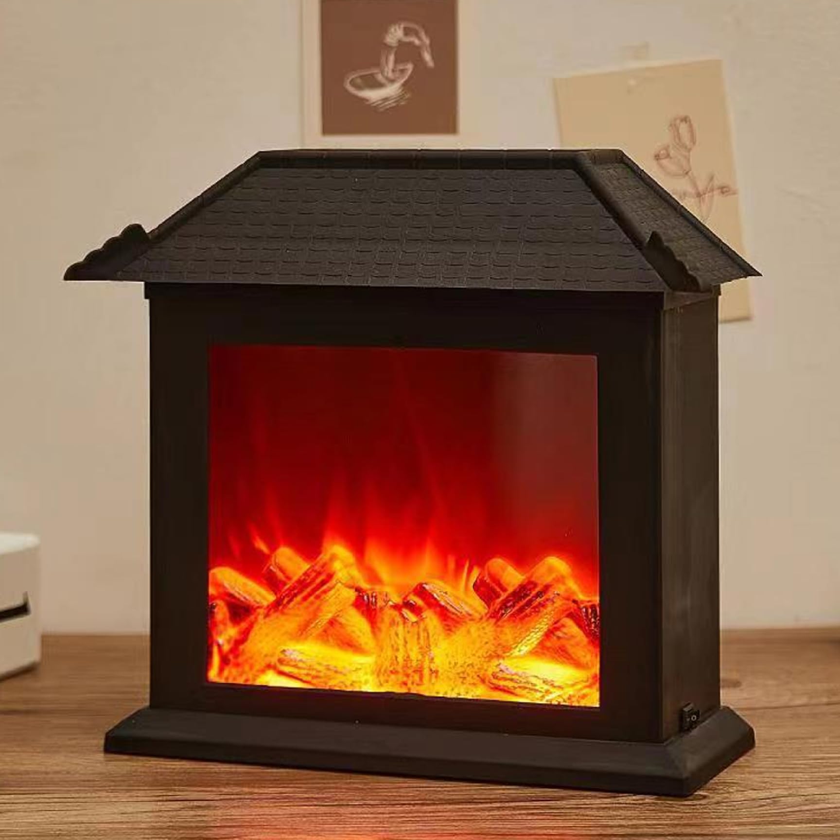 Plastic Sheets Of Fake Fireplaces $10 DIY Faux Fireplace