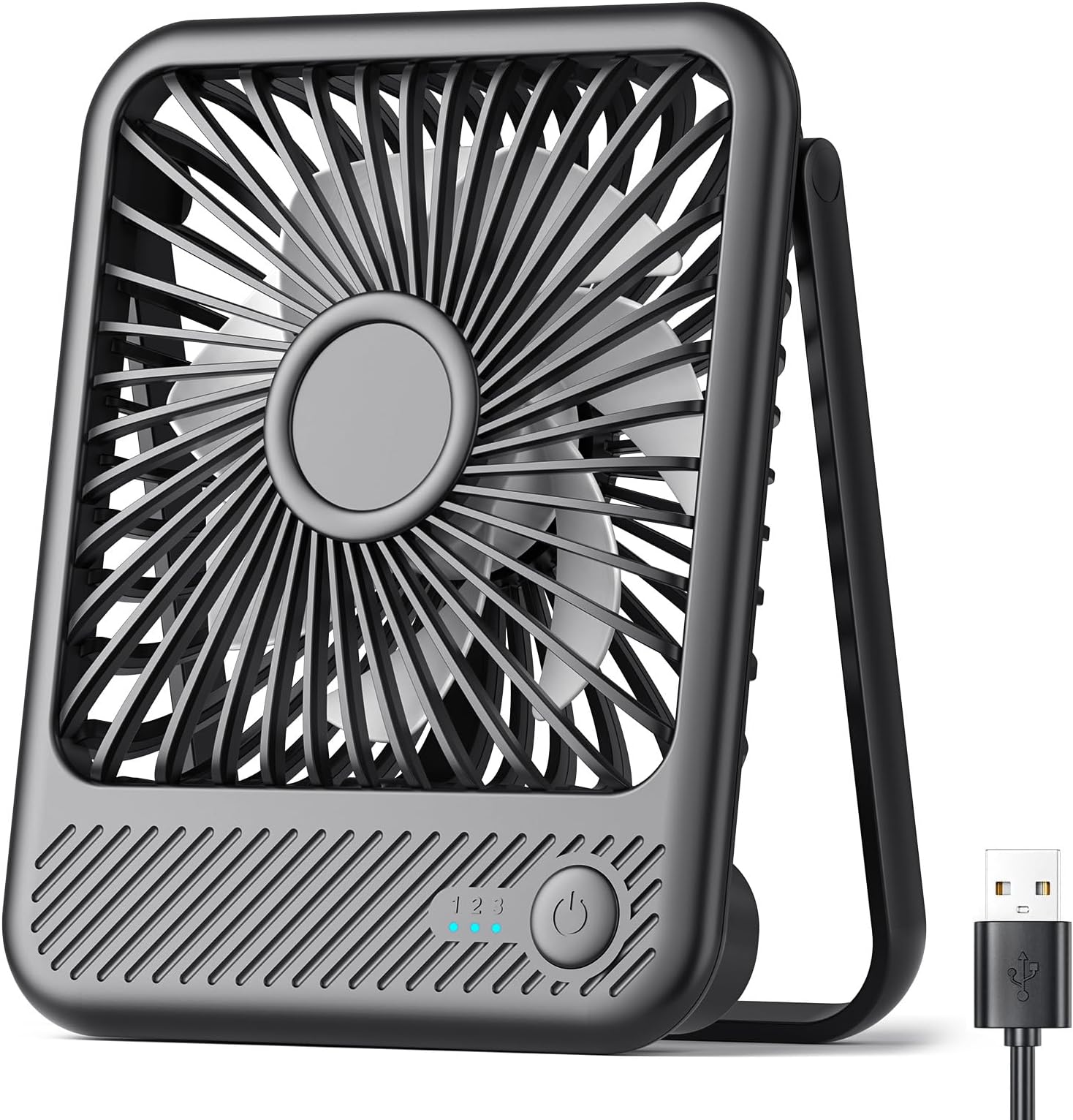 Amazon.com: URIOO 8 Inch Battery Powered Fan Small Rechargeable ...