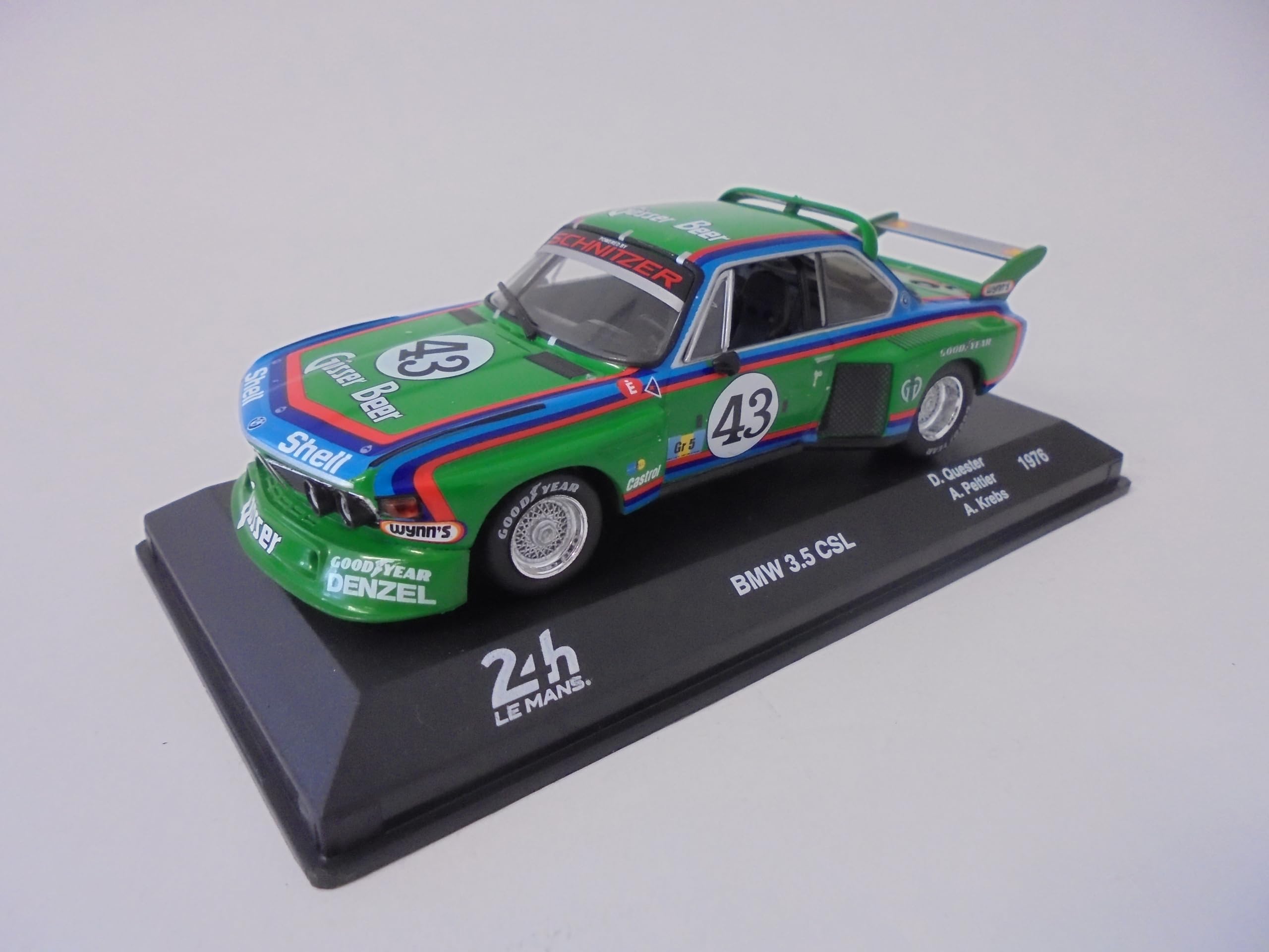 Amazon.com: OPO 10 - 1/43 Scale Model car Compatible with BMW 3.5 CSL ...