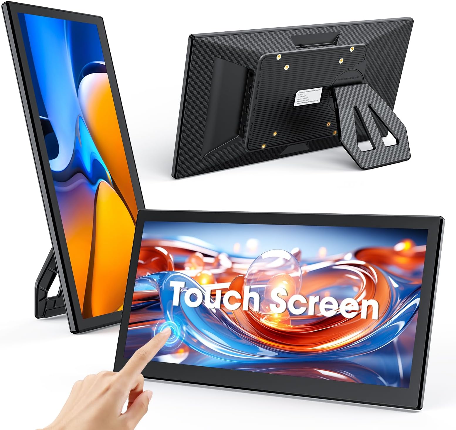 Amazon.com: TJICHIHEAT Touch Screen Monitor 12.1" - Horizontal and ...