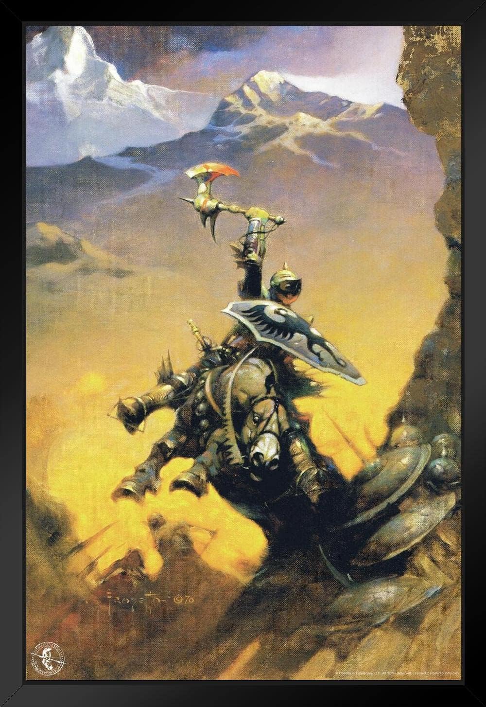 Amazon.com: Eternal Champion by Frank Frazetta Wall Art Gothic Fantasy ...