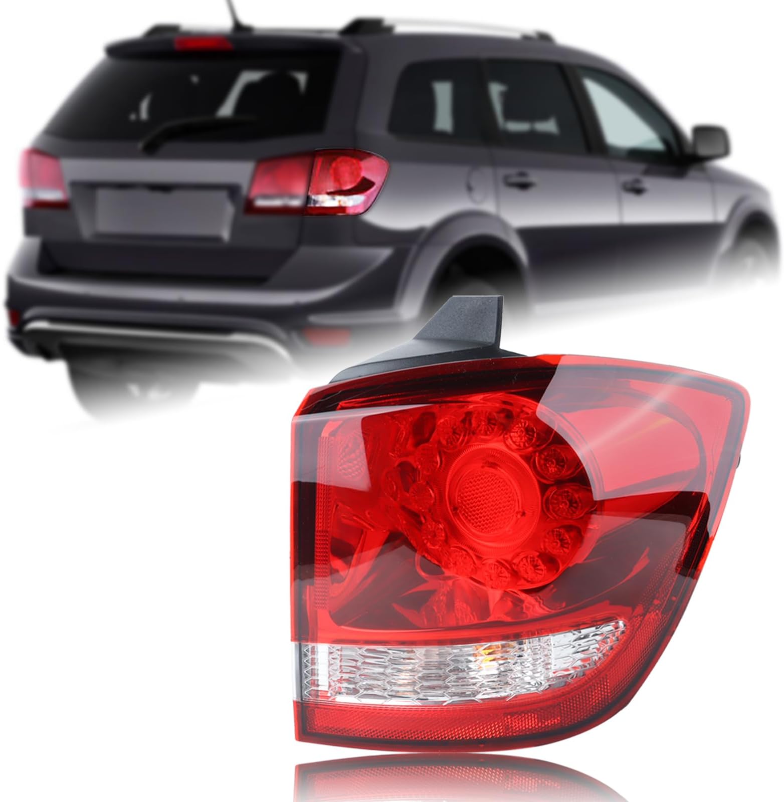 Amazon.com: Lochnchn Outer Tail Lights Compatible with Dodge Journey ...