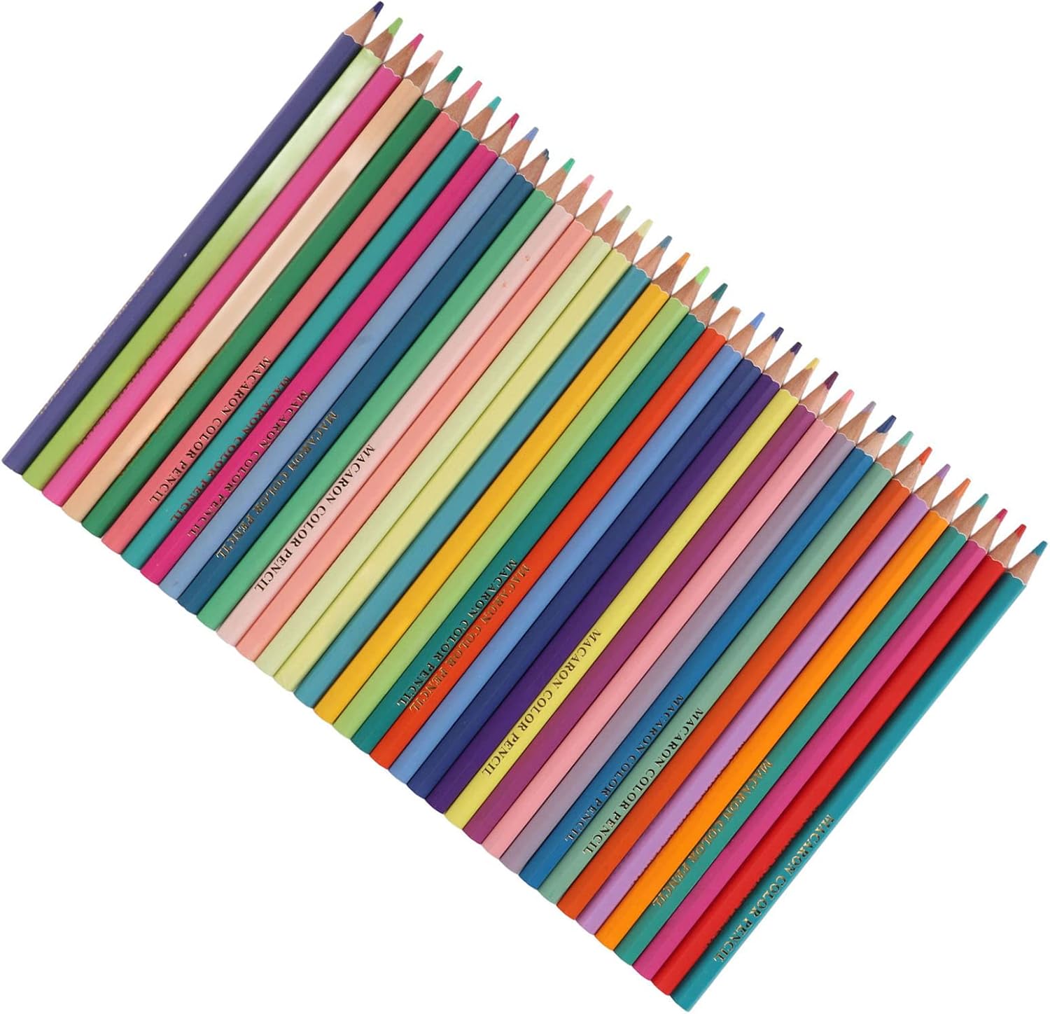 Amazon.com: Art Pencils, Vivid Bright Assorted Hex Penholder Colored ...