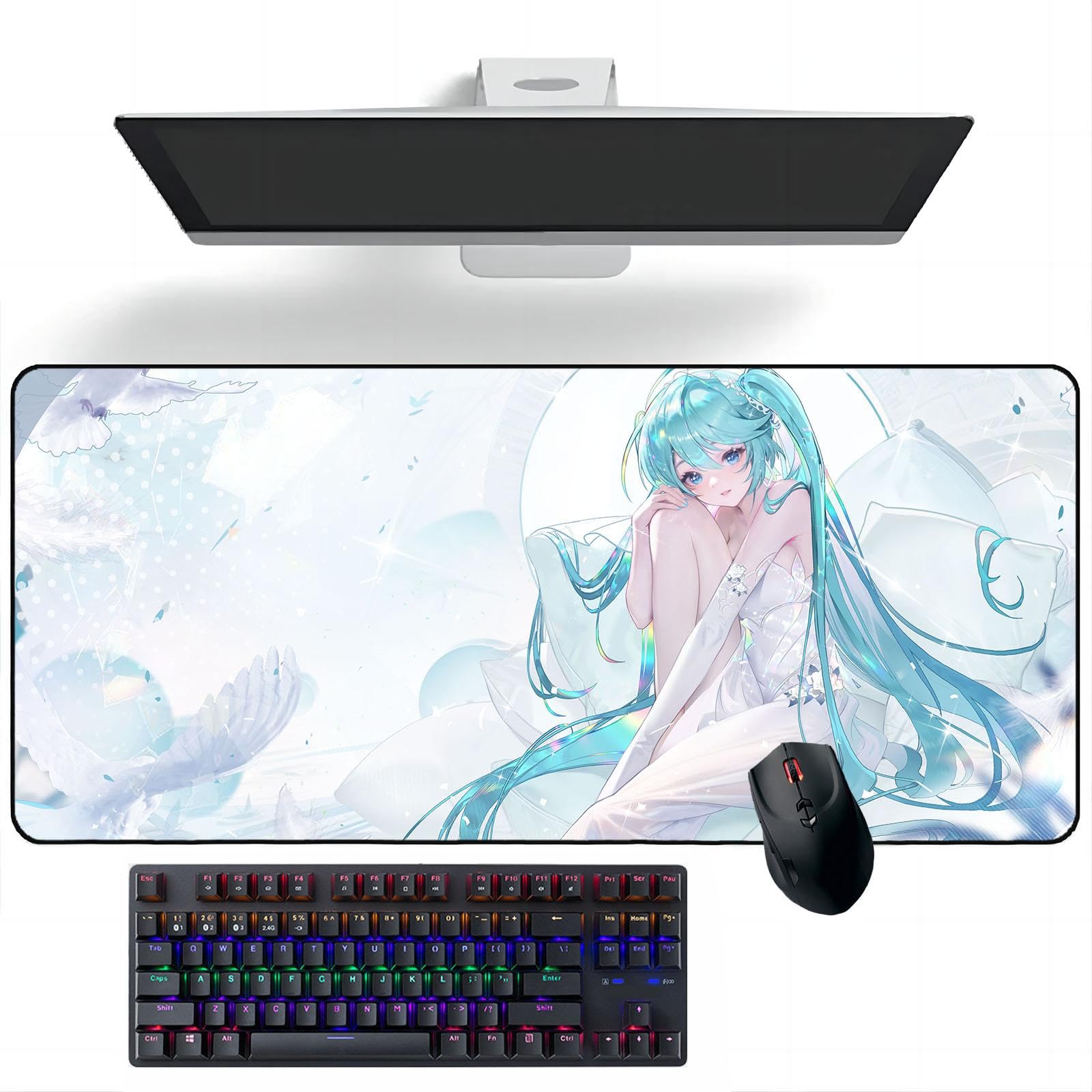 Amazon.com: Anime Mouse pad Hatsune Miku Anime Mouse Pads Deskmat ...