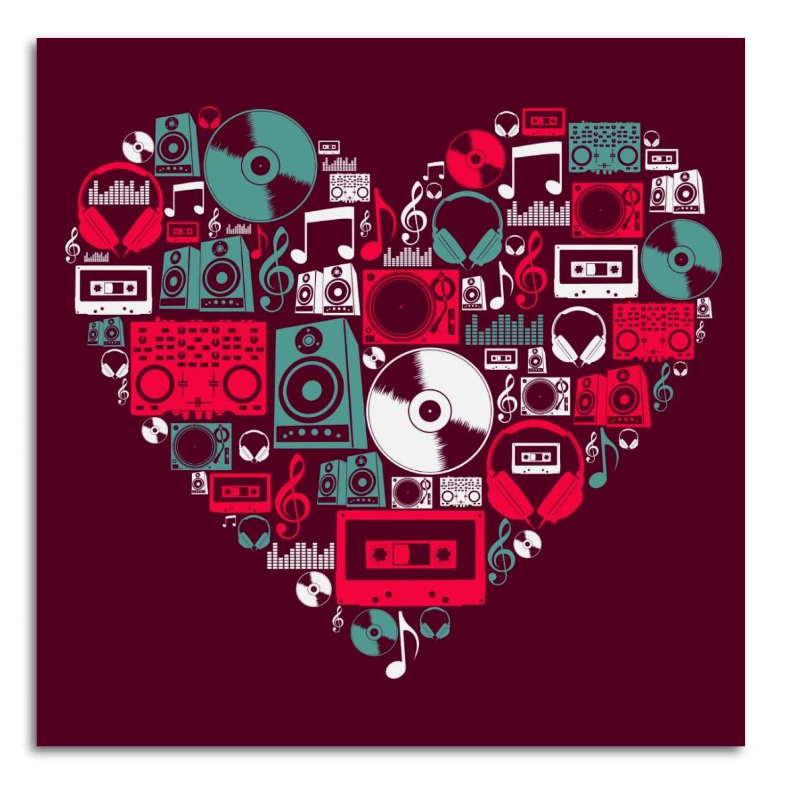 I Love Music Icons