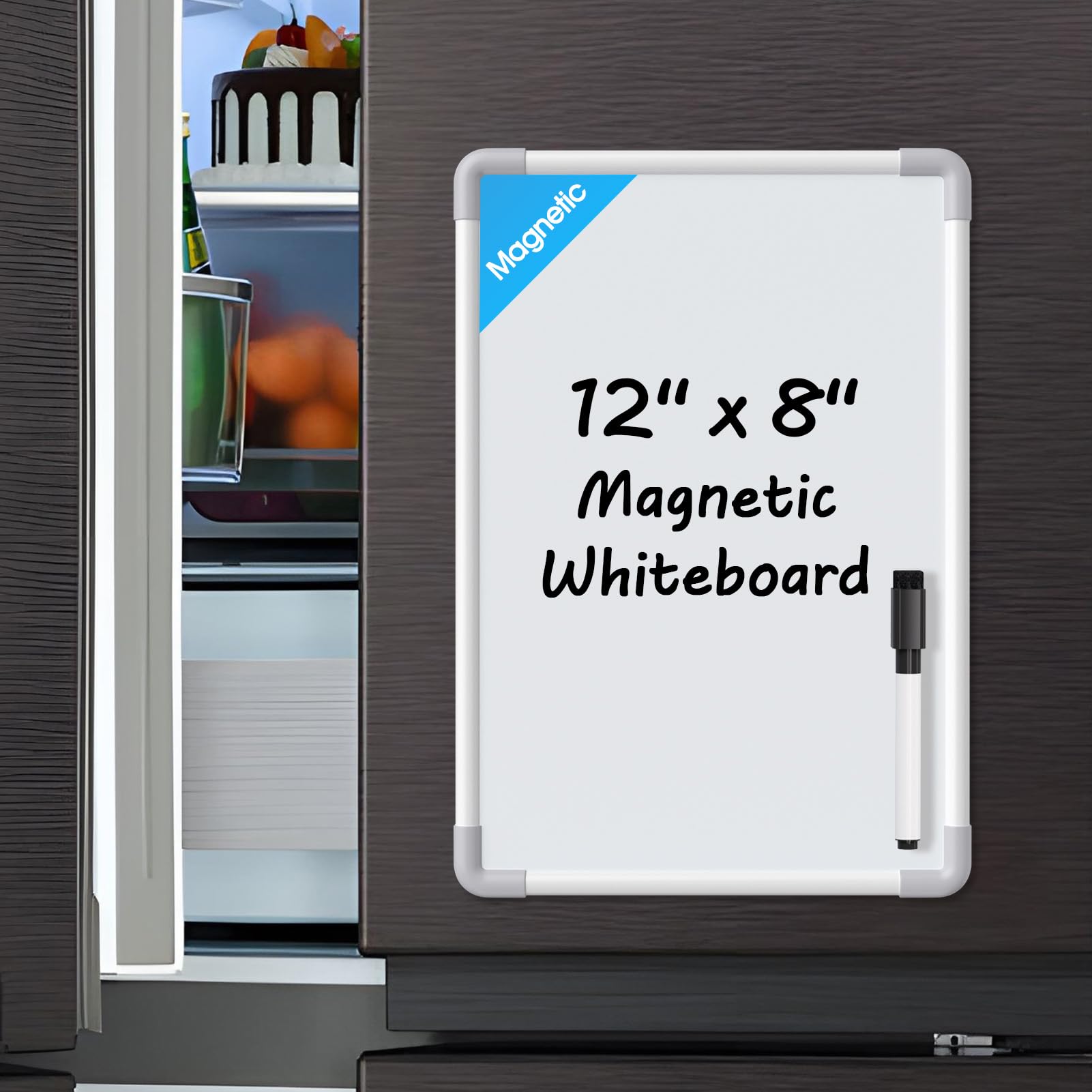 Amazon.com : MaxGear Small Magnetic Dry Erase Board for Refrigerator ...